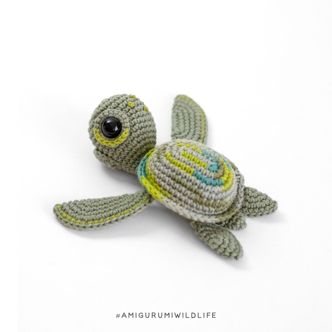 Green Sea Turtle - Amigurumi Crochet Pattern - Ebook PDF - Etsy