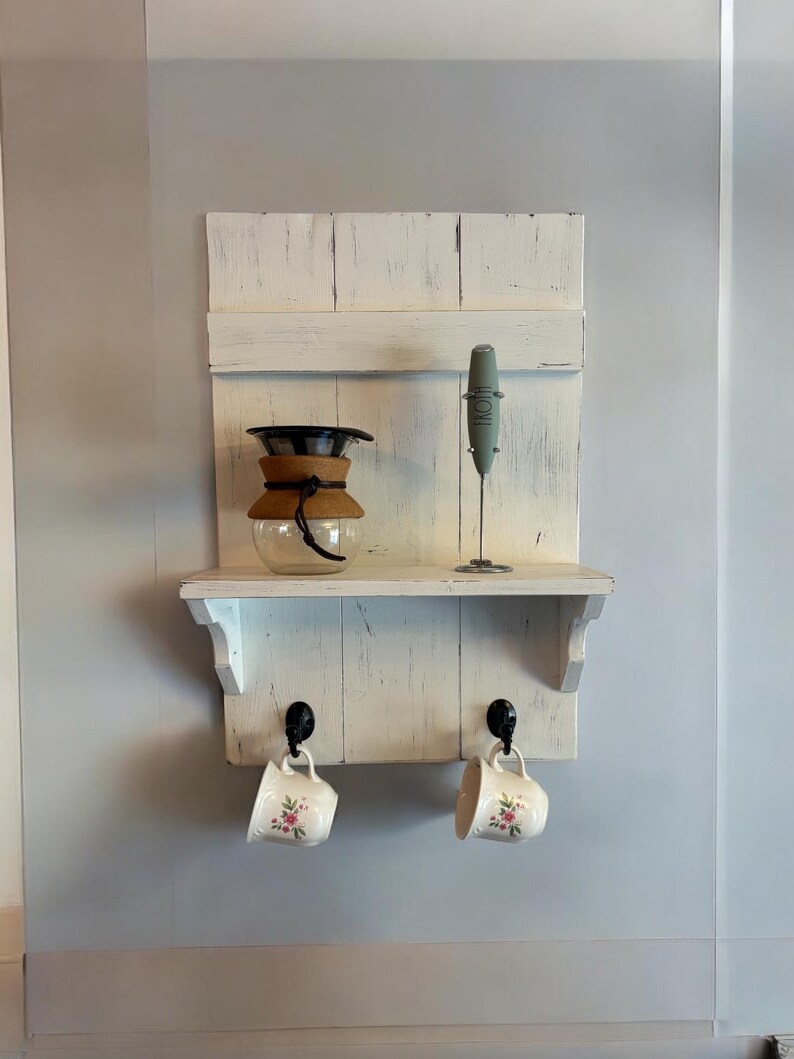 Rustic Farmhouse Shelf, Handmade Wall Shelf. - Etsy