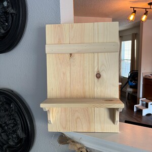 Rustic Farmhouse Shelf, Handmade Wall Shelf. - Etsy