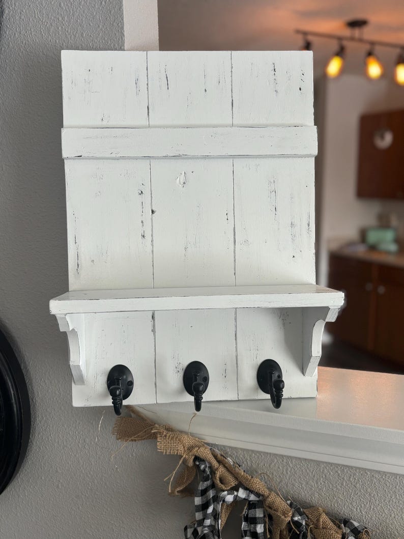 Rustic Farmhouse Shelf, Handmade Wall Shelf. - Etsy