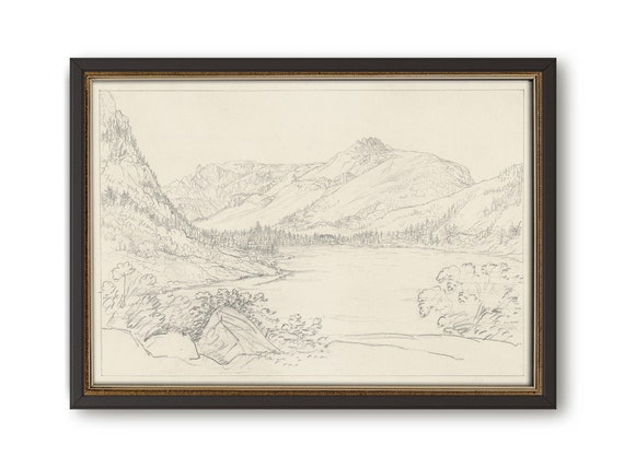 Mountain Valley Drawing