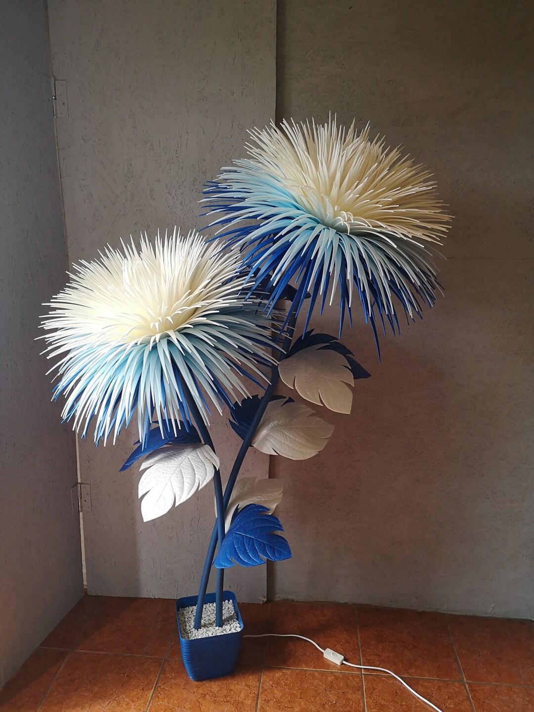 Giant Izolon Flower Lamp flower Flower Night Lamp Large Flowers - Etsy