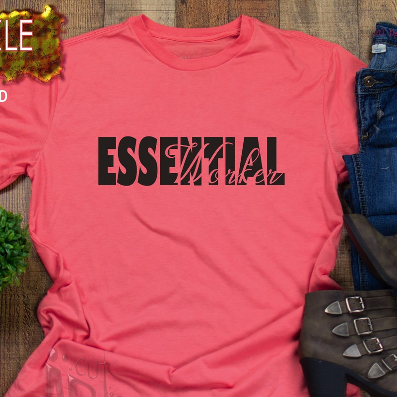 Essential Worker Svg - Etsy