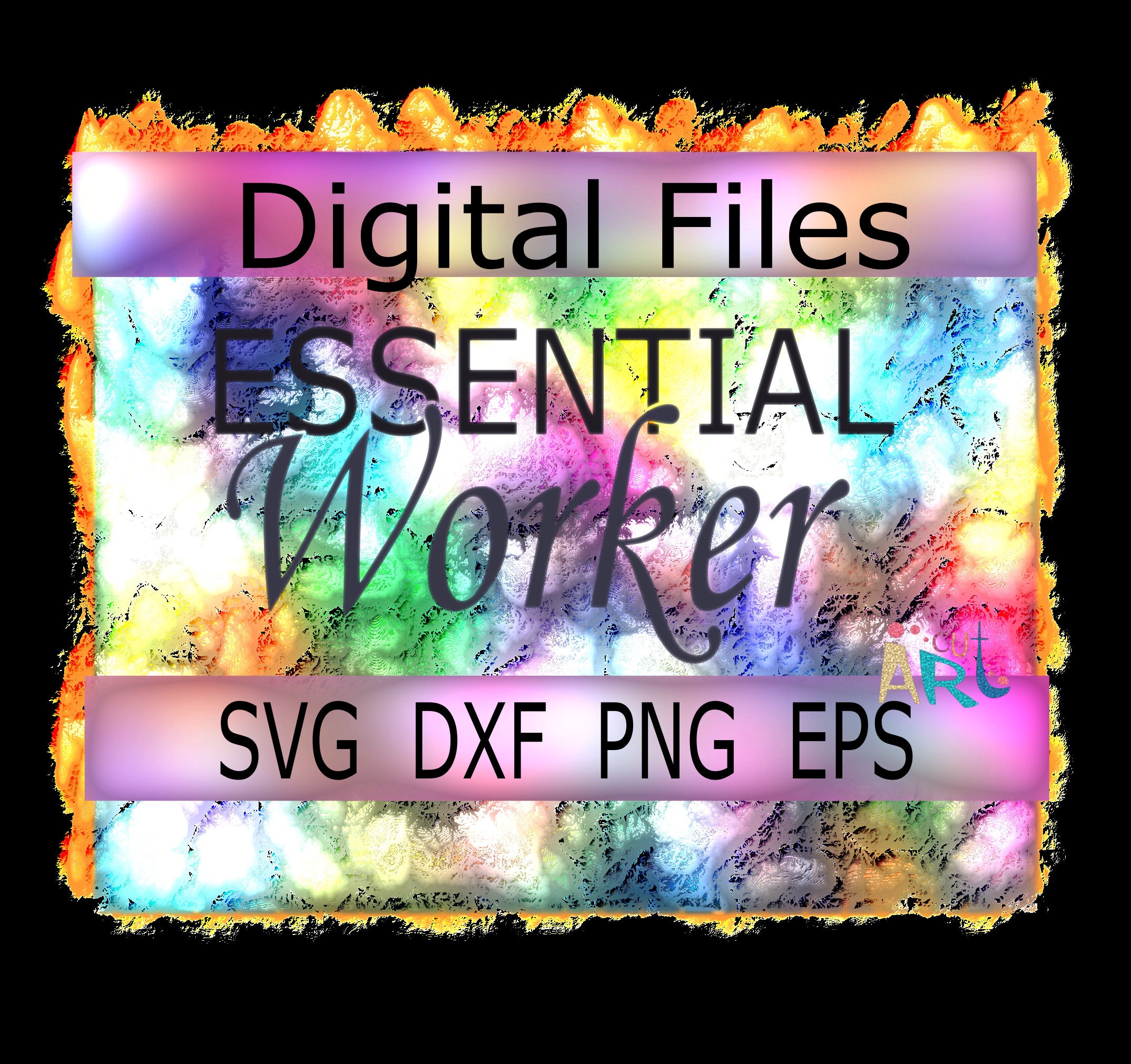 Essential Worker Svg File Clipart - Etsy