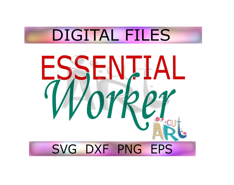 Essential Worker Svg File Clipart - Etsy