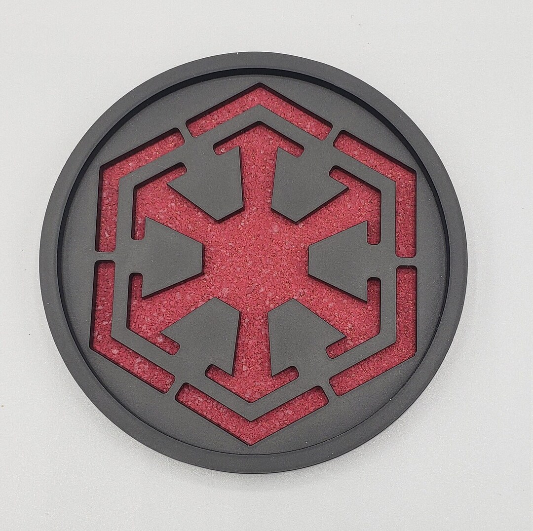 Sith Empire Acrylic & Cork Coaster - Star Wars - SWTOR- Not 3D Printed - Etsy
