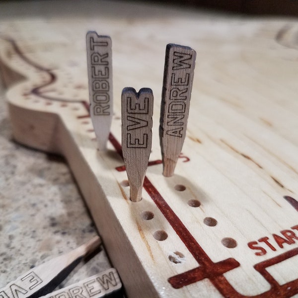 Personalized Name Cribbage Pegs - Etsy