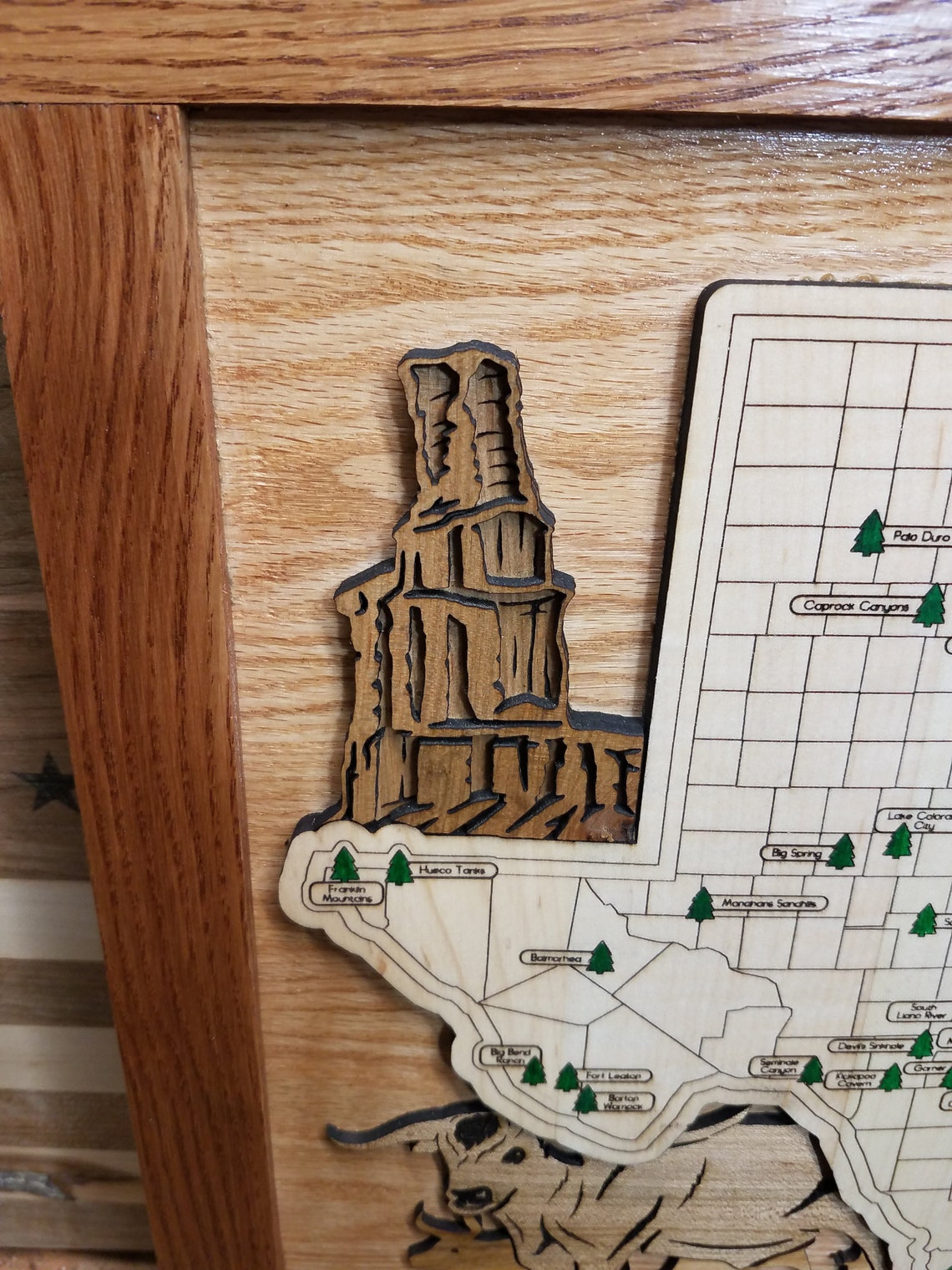 Texas State Park Explorer Map - Etsy