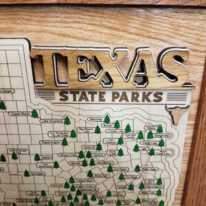 Texas State Park Explorer Map - Etsy