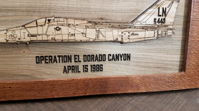 Laser Engraved F-111 Aardvark on Maple, Military Gift, Customizable - Etsy