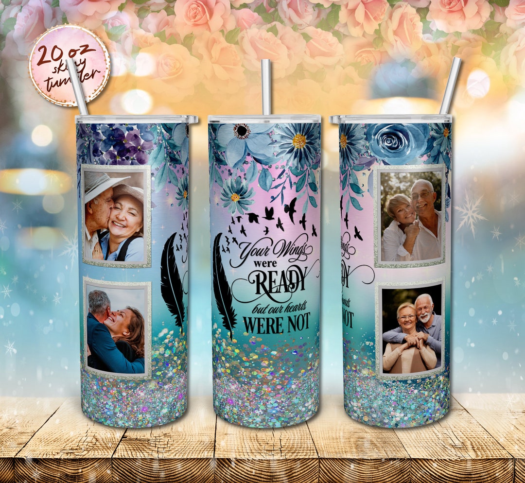 4 Memorial Picture, Memorial Sublimation Designs, 20oz Skinny Tumbler ...