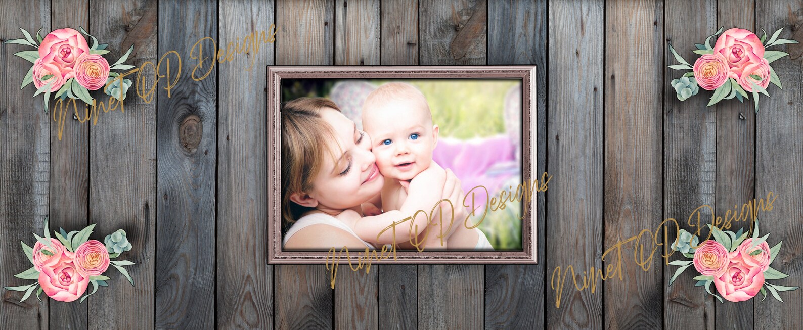 Picture Frame Coffee Mug Single Frame Rose Wood Photo 11 0z - Etsy