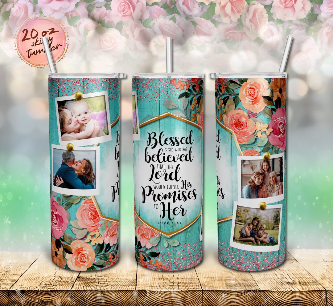 Blessed is She Who Has Believed That the Lord Pink Rose Gold Picture ...