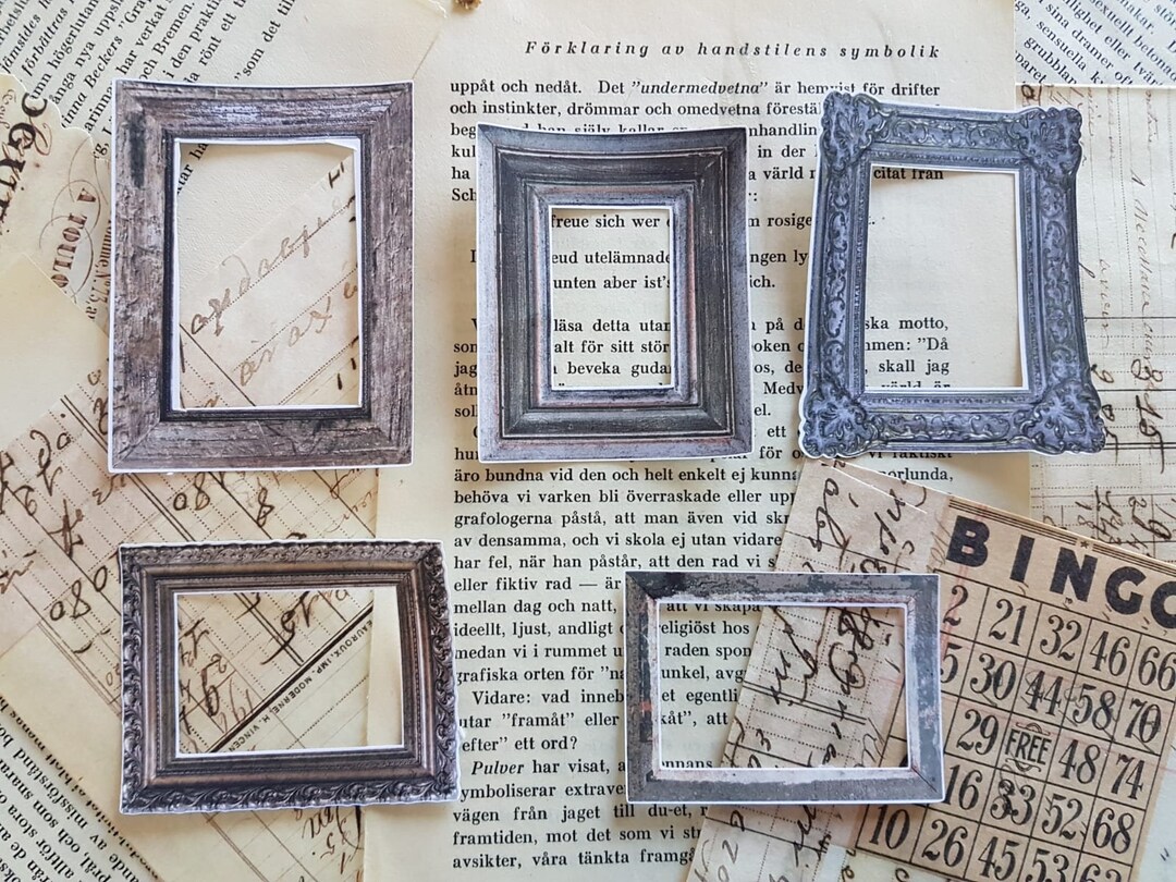 Picture Frame No. 2 Sticker | Vintage Sticker | Journal Sticker ...