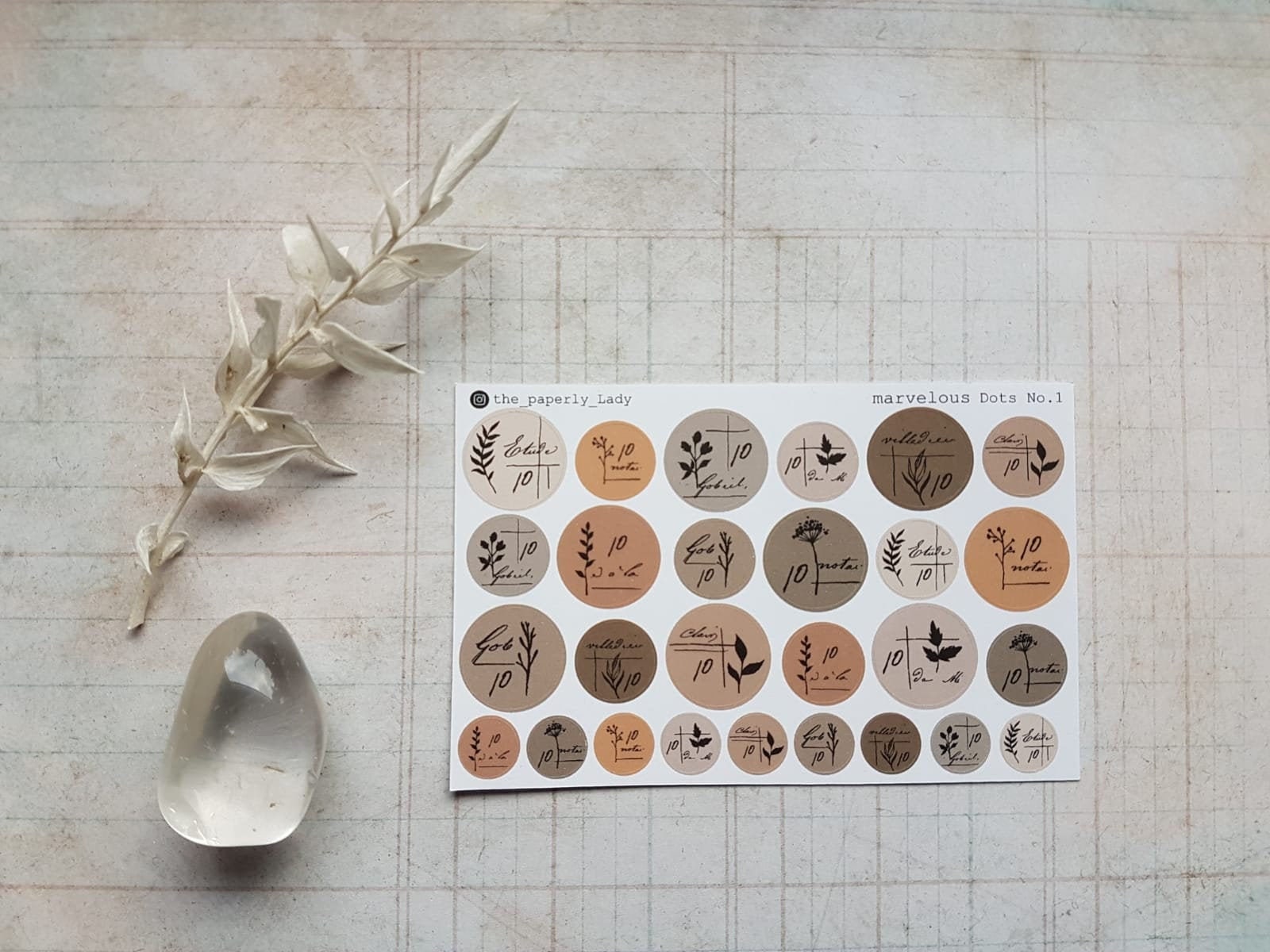 Marvelous dots No. 1 / |Sticker Briefmarken | Sticker | - Etsy.de