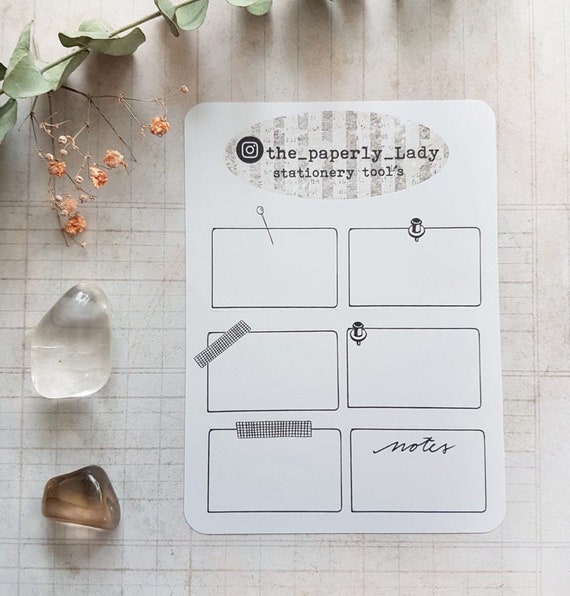 Notes Sticker Notiz Sticker Journal Sticker Notes | Etsy