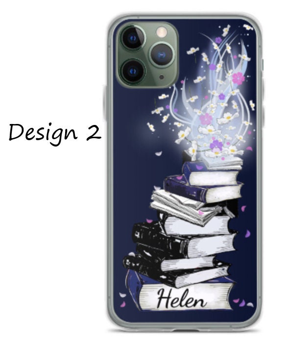 Book Lover iPhone Case Personalised Phone Case Bookworm | Etsy