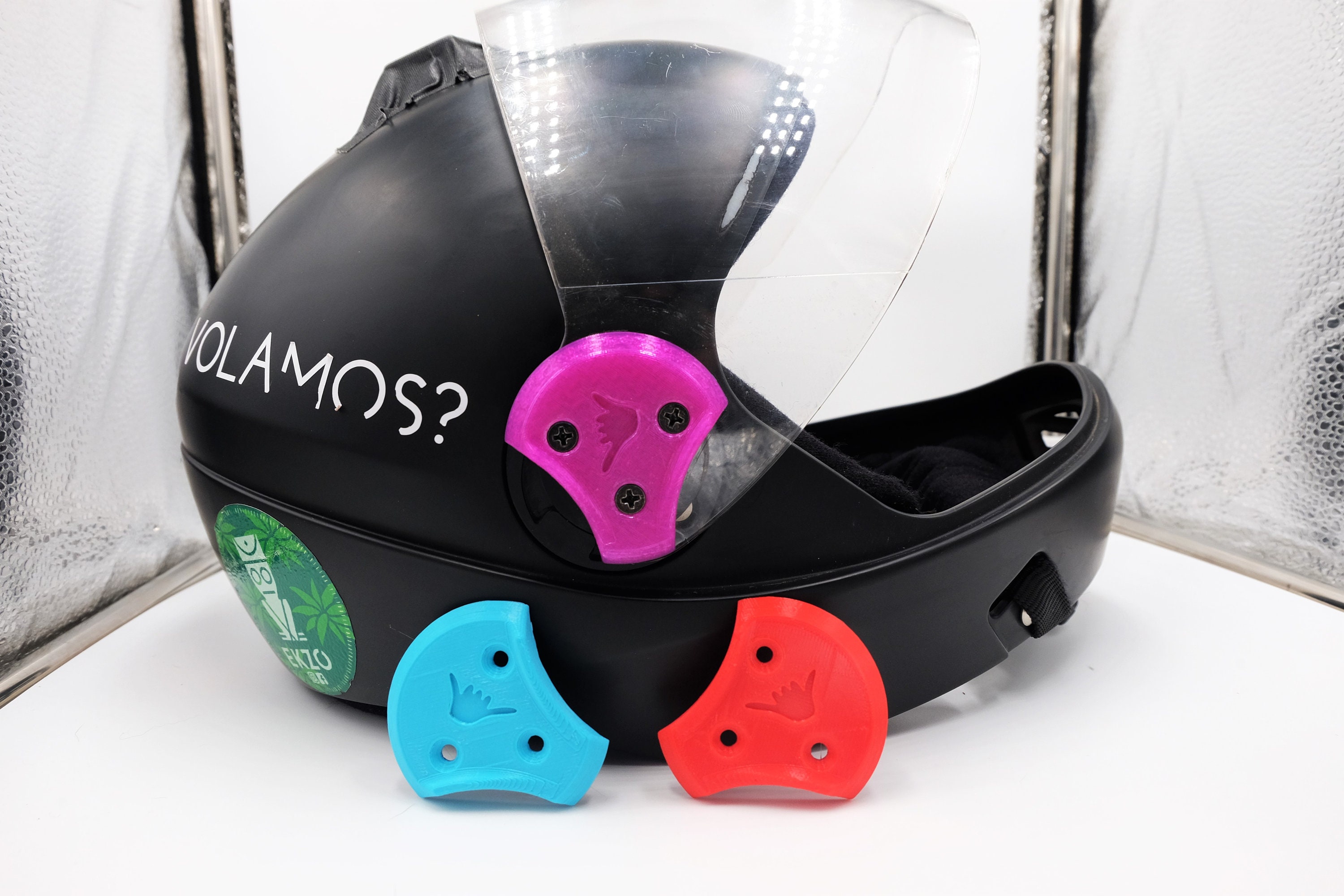 Custom 3D Printed Skydiving Cookie G3 Helmet Sideplates! Great ...