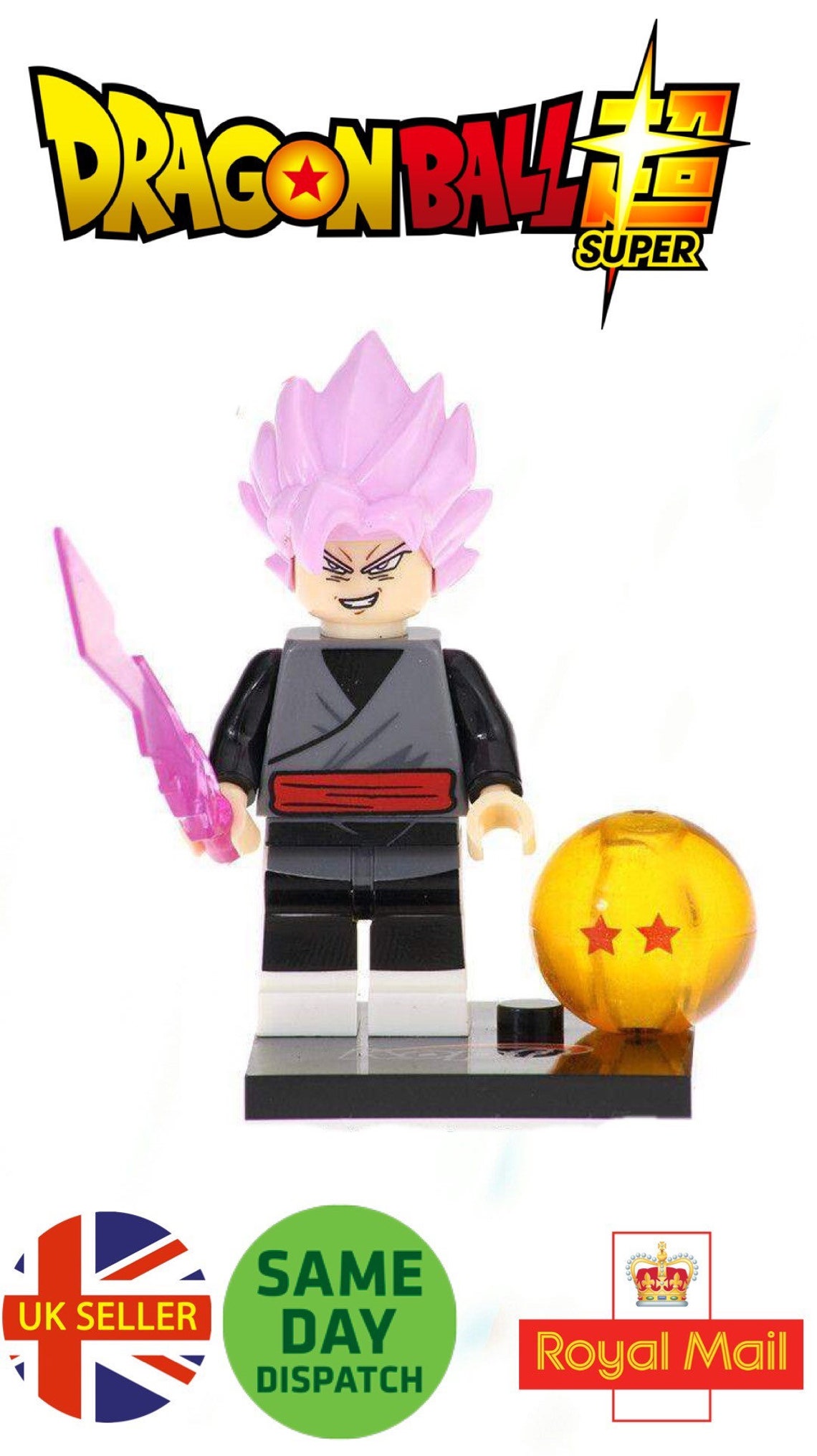 Goku Black Custom Mini Figure Compatible With Popular Brick | Etsy