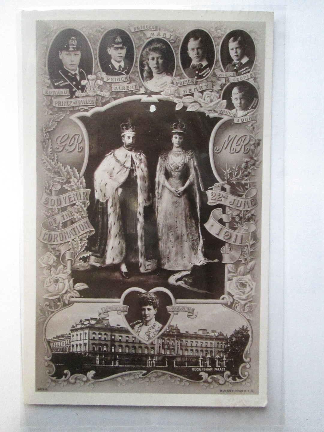 1911 Vintage Photo Postcard Royal Family England - Etsy