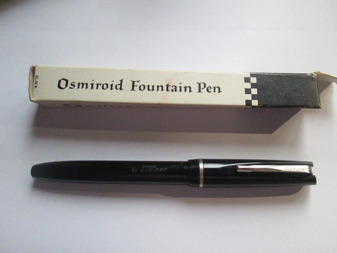 Vintage Osmiroid Fountain Pen 14k Nib Unused in Box - Etsy