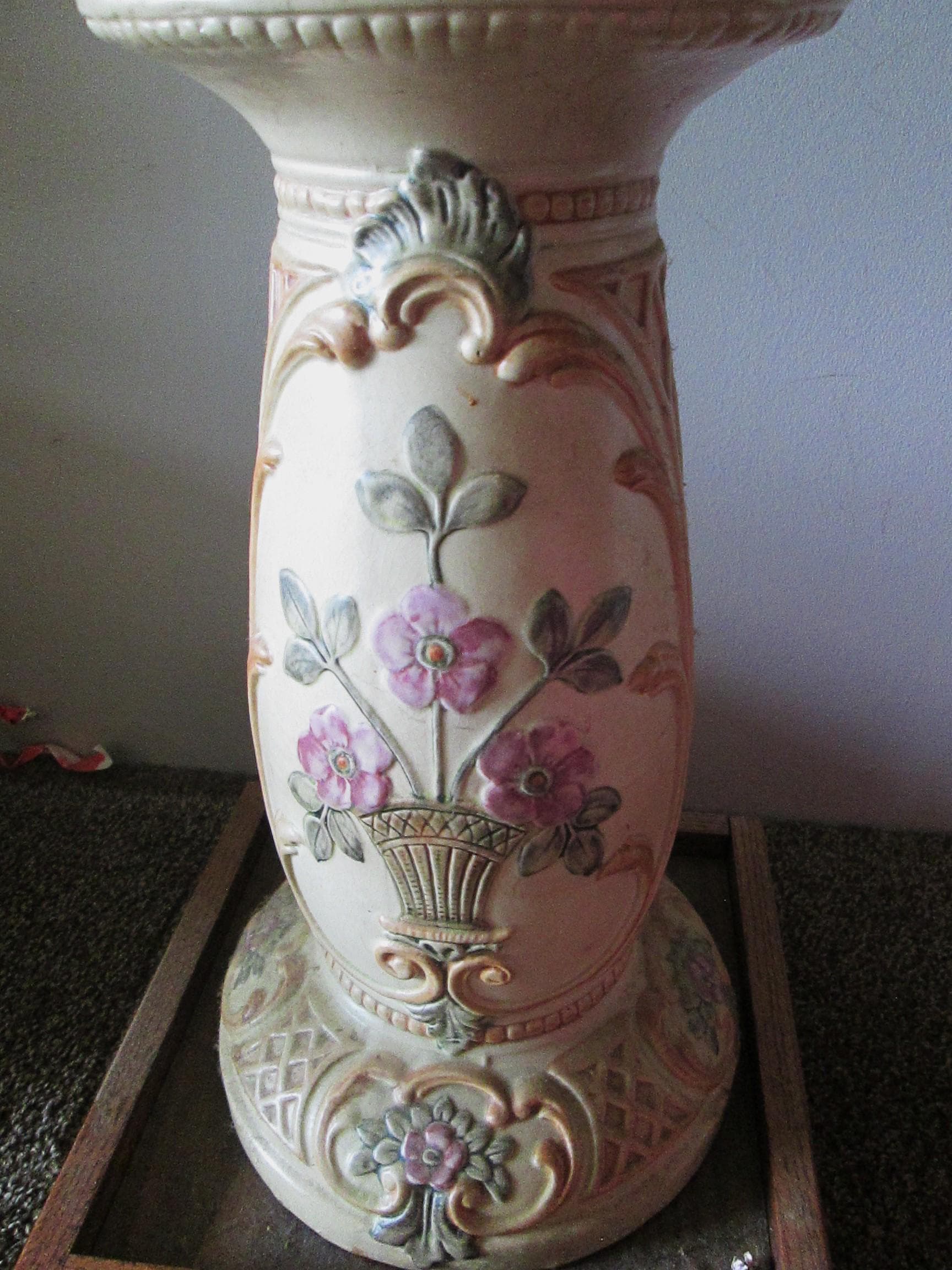 1910 Weller Pottery Jardinière Pedestal Floral Plant Stand - Etsy