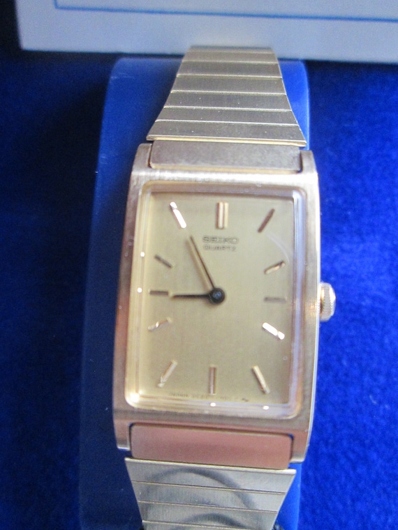 1985 Gold Seiko Ladies Watch In Box Papers Tag - Gem