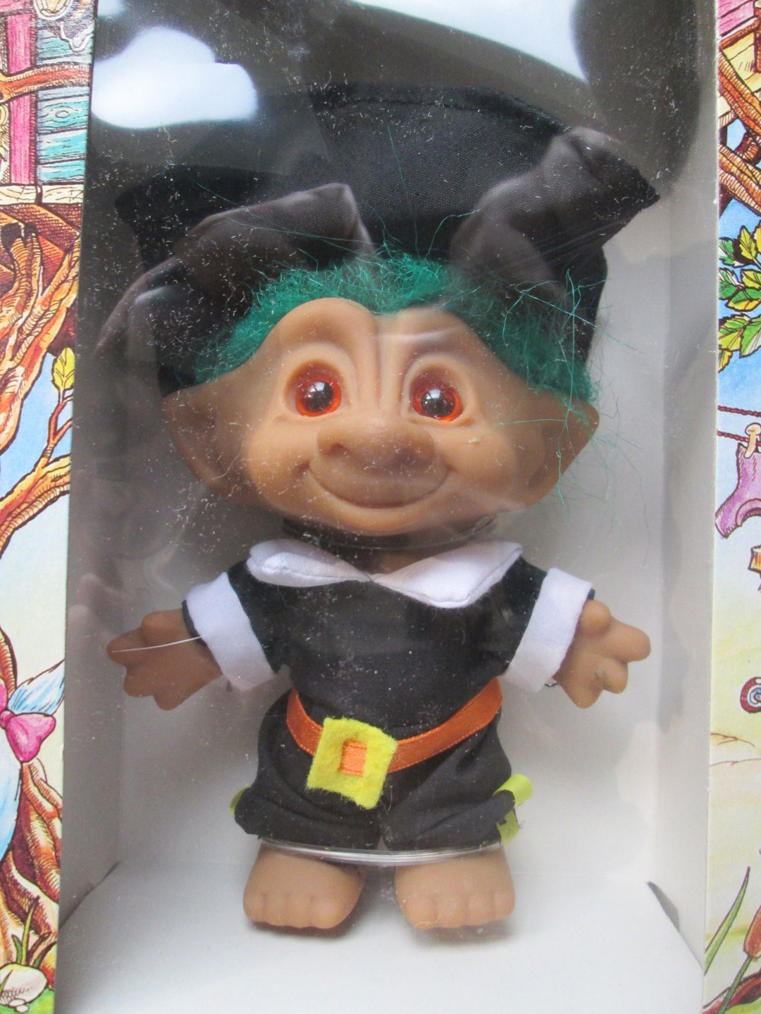 1990s Pilgrim Treasure Troll Doll in Box Ace Novelty - Etsy