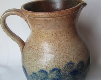 Fine Art Ceramics Art & Collectibles Salt Glazed Pottery Canister Crock ...