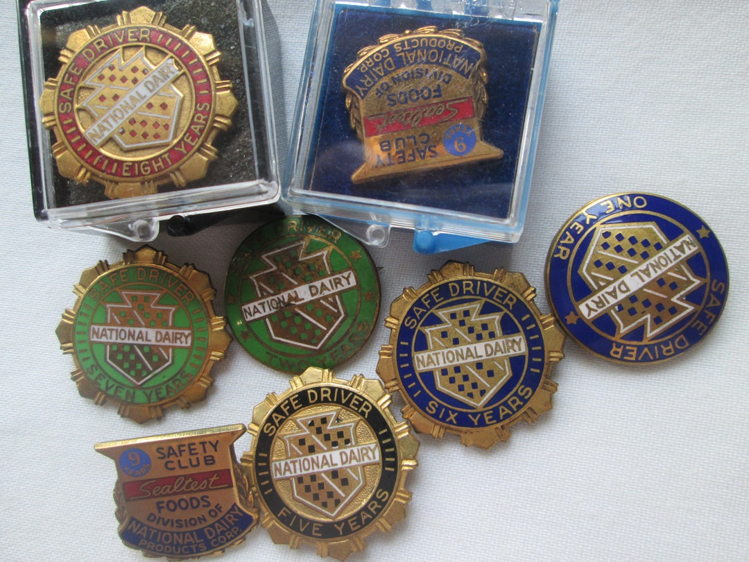8 National Dairy Service Pin LOT - Etsy