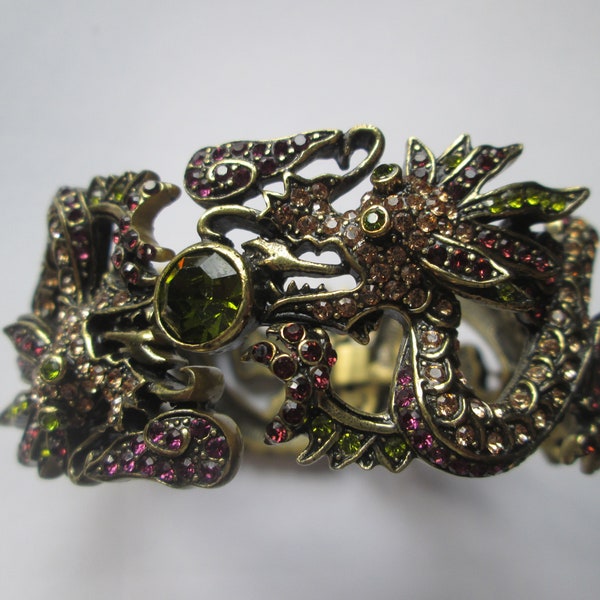 Heidi Daus Bracelet Dragon - Etsy