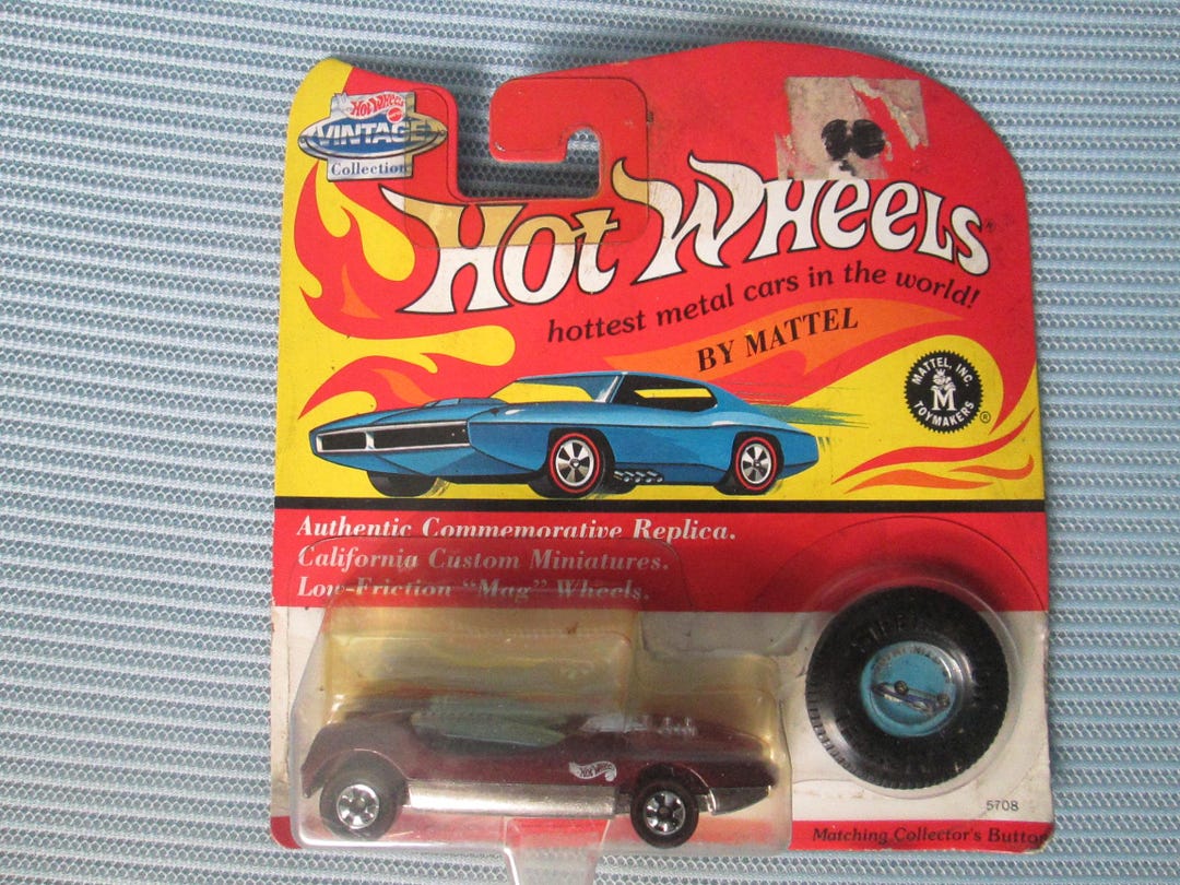 Redline Hot Wheel #5708 Maroon Splittin Image Car in Package - Etsy