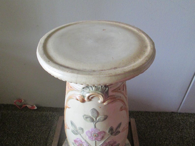1910 Weller Pottery Jardinière Pedestal Floral Plant Stand - Etsy