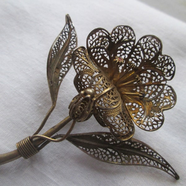 Filigree Brooch - Etsy