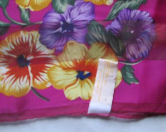 Gold Silk Scarf - Etsy