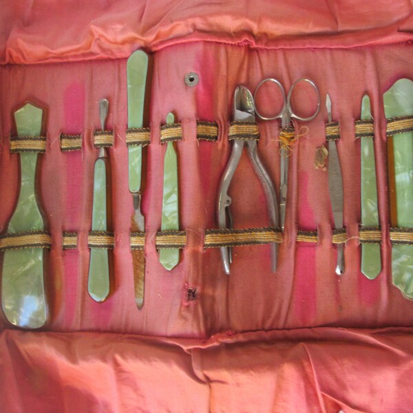 Antique Manicure Set - Etsy