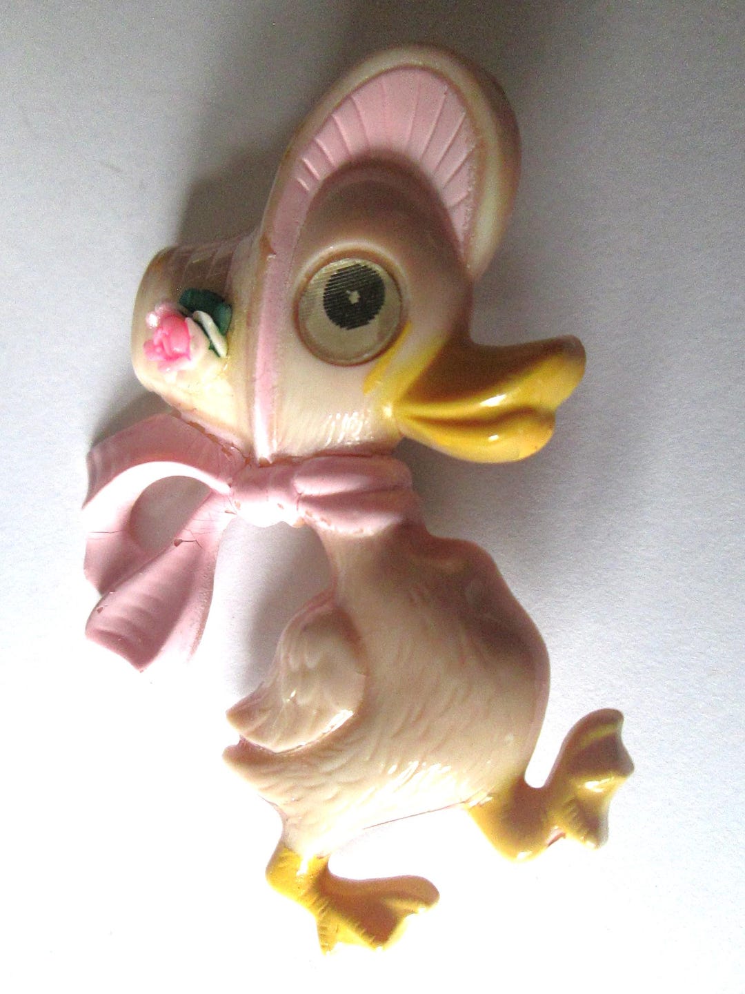 1940s Pink Celluloid Duck Brooch - Etsy