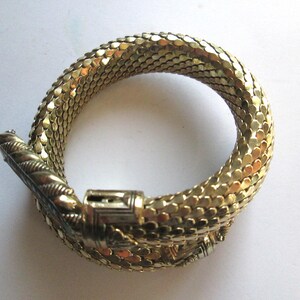 1950s Egyptian Revival Pharaoh Snake Wrap Mesh Bracelet - Etsy