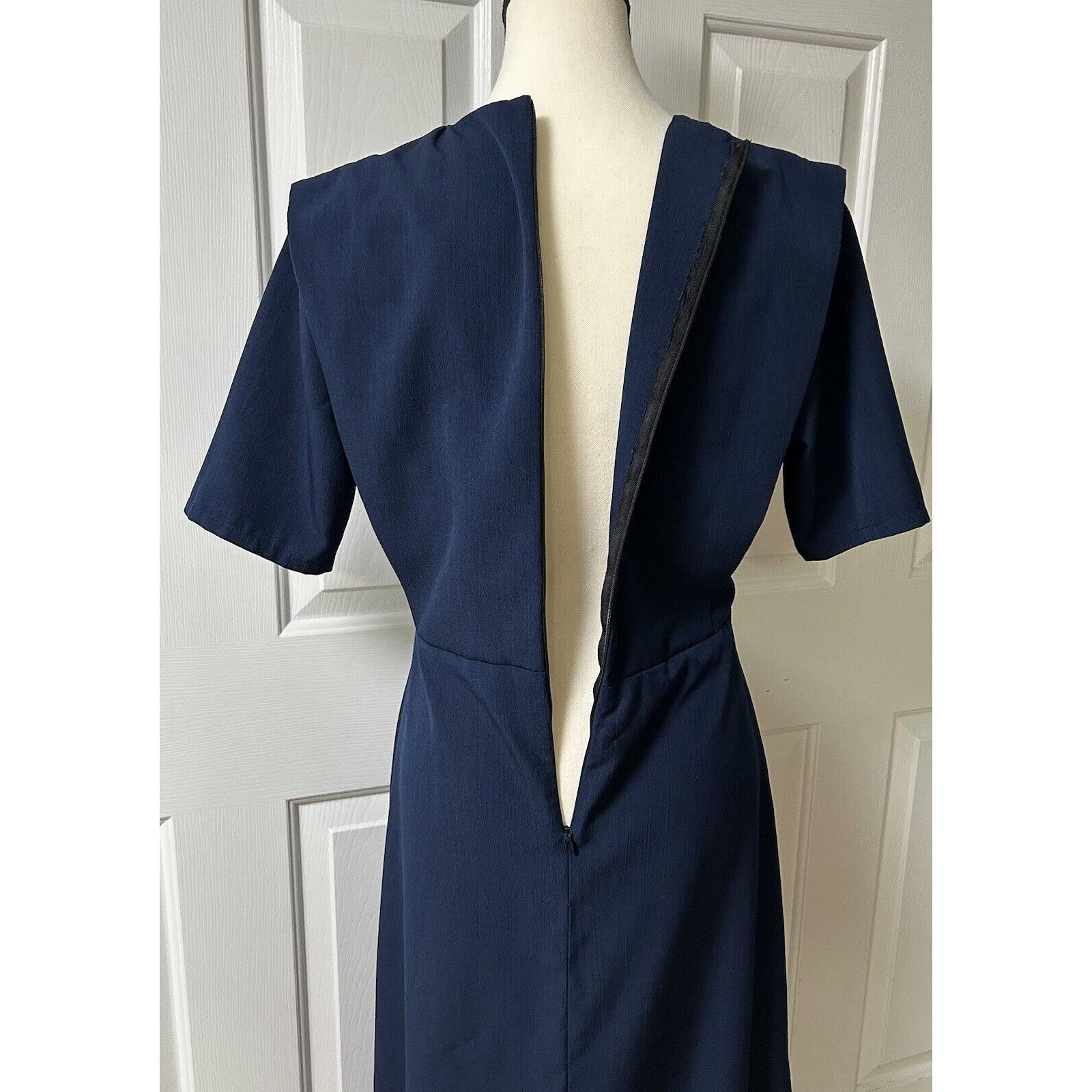 Amish Mennonite Womens Medium Cape Dress Bust 36 Modest Handmade Blue ...