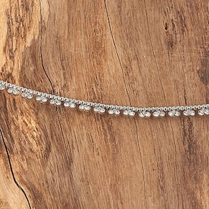 Silver Belly Chain/indian Belly Chain/cz Waist Belt/ Kamarbandh ...