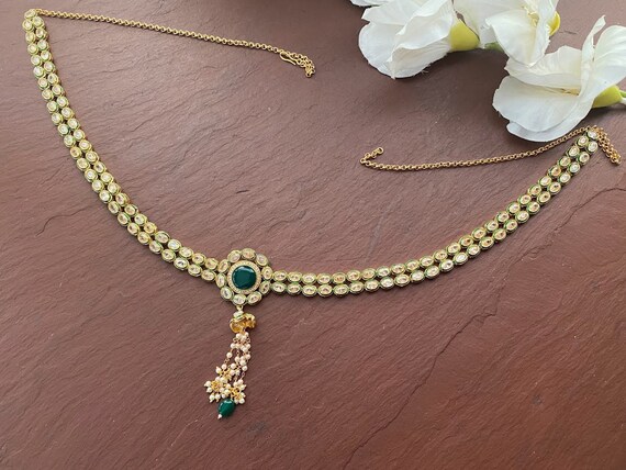 Indian Belly Chain/ Kundan Belly Chain/ Kamarbandh/ Vaddanam/ - Etsy