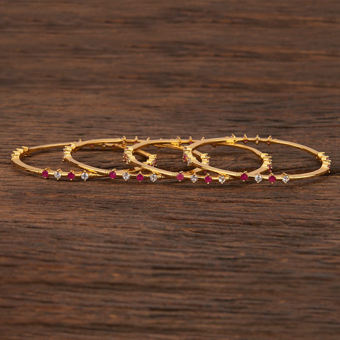 Ruby Bangles/indian Bangles /delicate Bangles/diamond Bangles/zircon ...