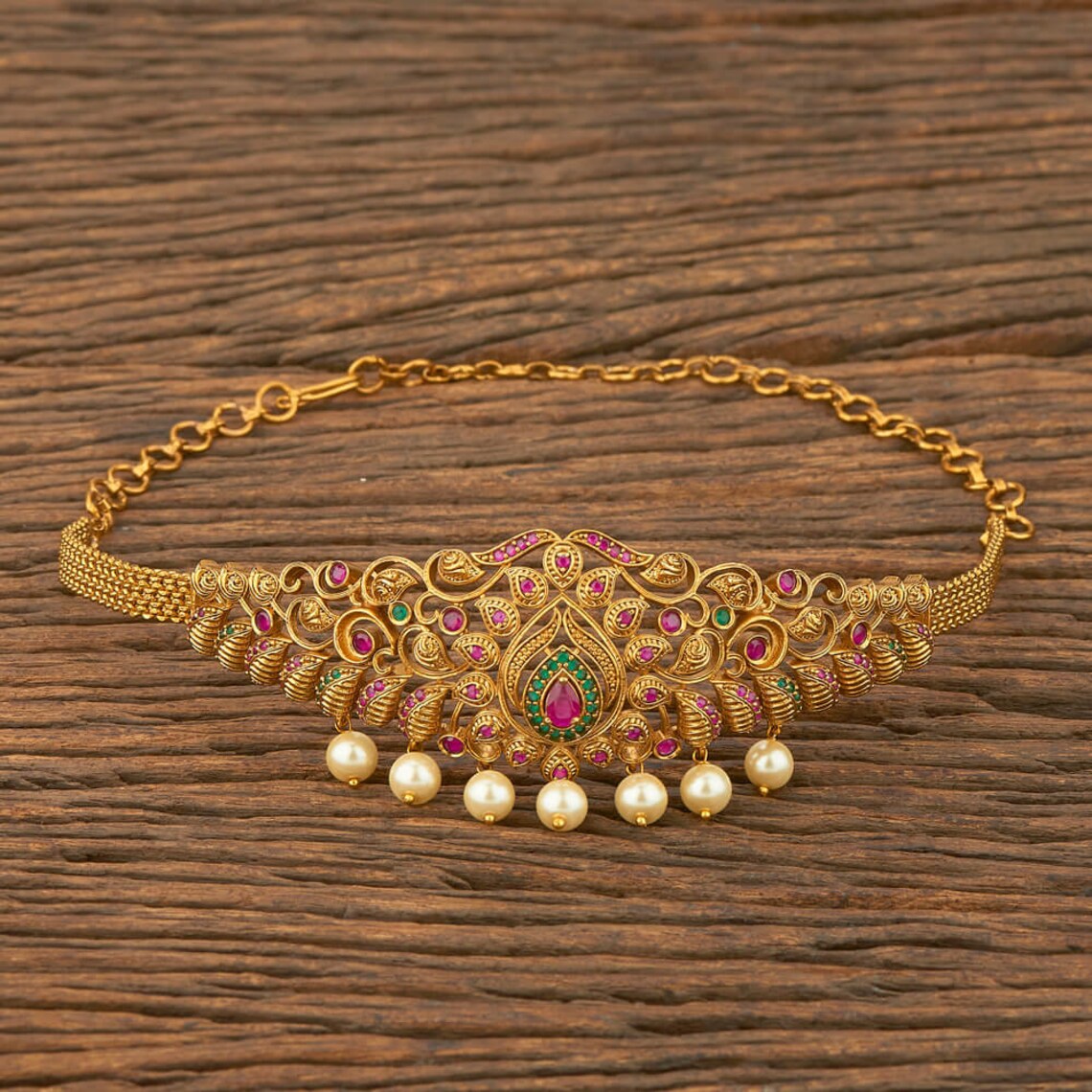 Kemp Baaju Bandh/vanki/ Ananta/ Angada/ Armlet/ South Indian Jewelery ...