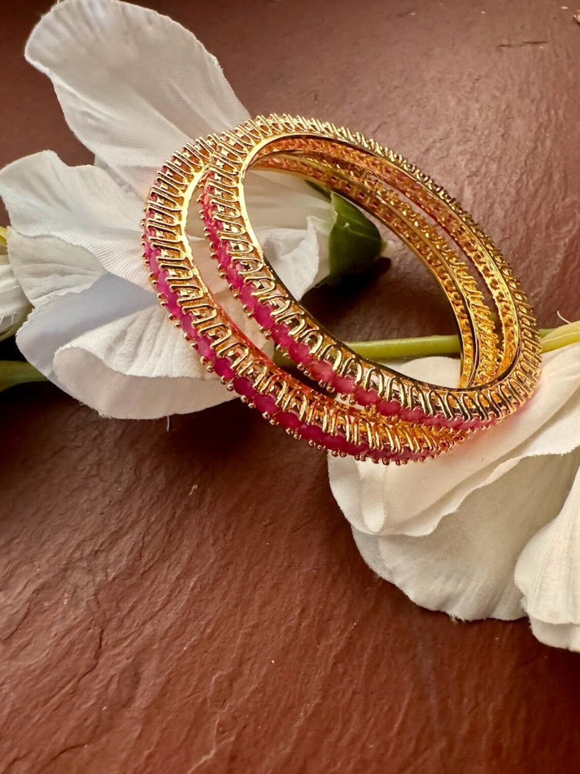 Ruby Bangles /indian Bangles/gold Bangle/ruby Bracelet/bridal Bangles ...