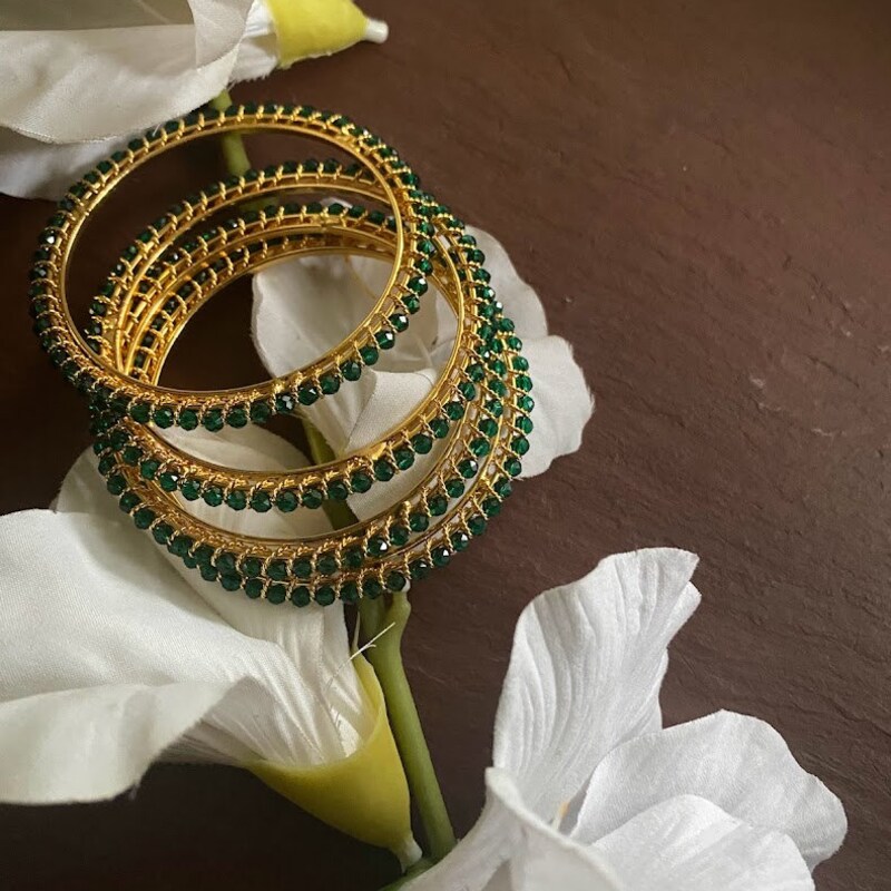 Stone Bangles - Etsy