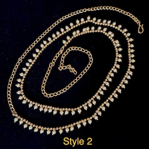 Belly Chain/ Waist Belt /pearl Waist Chain/indian Belly Chain ...