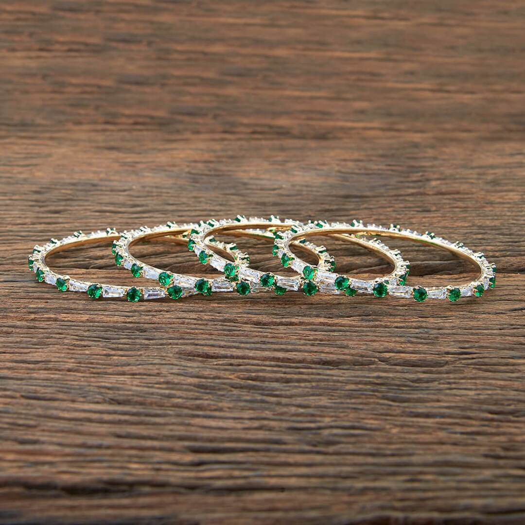 Emerald Bangles/cz Bangle/indian Bangles/statement Bangles/emerald Bracelets/bridal Bangles ...