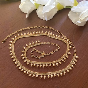 Belly Chain/ Waist Belt /pearl Waist Chain/indian Belly Chain ...
