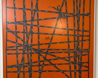 Hermes Scarf Wall Art - Etsy