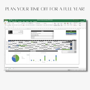 Digital PTO Tracker - Excel Template - Organization & Planning - Work ...